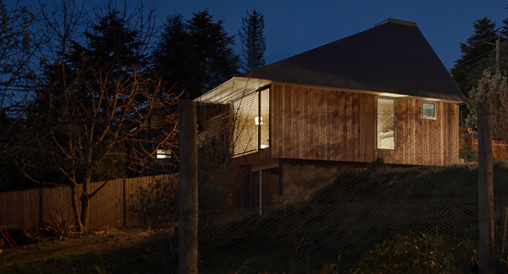 Blue Mountains CLT Studio, vivienda mínima prefabricada. Design King ...